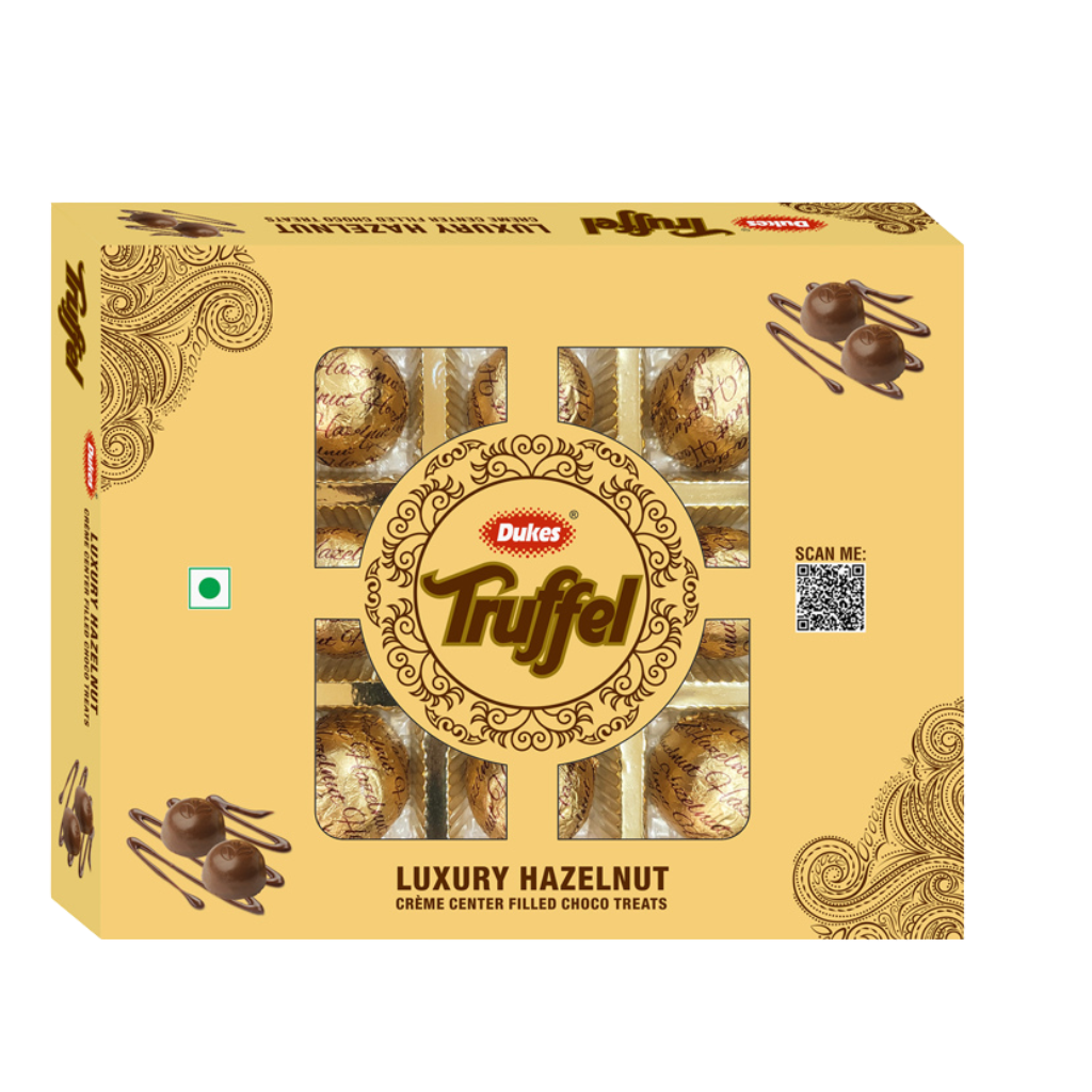 Dukes Truffel T9 Hazelnut – Centre Filled Chocolates | Dukes India